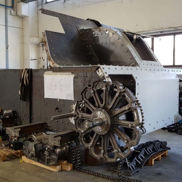 The reconstruction of the Fiat 2000 - Museum 1914-1945