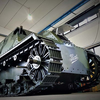 The reconstruction of the Fiat 2000 - Museum 1914-1945