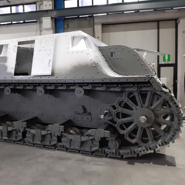 The reconstruction of the Fiat 2000 - Museum 1914-1945